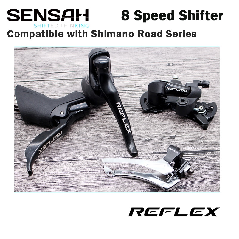 Sensah Groepset Reflex Racefiets Shifter 2X8 Speed... – Grandado