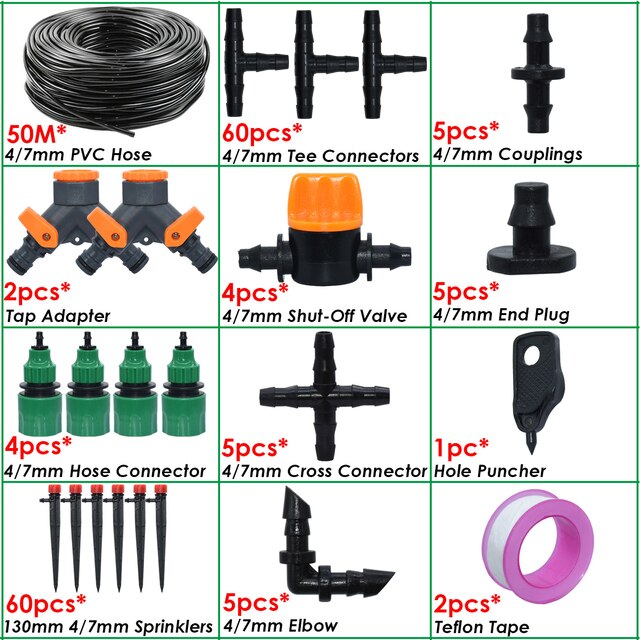 KESLA 5-50M Micro Drip Irrigation System Automatic... – Grandado