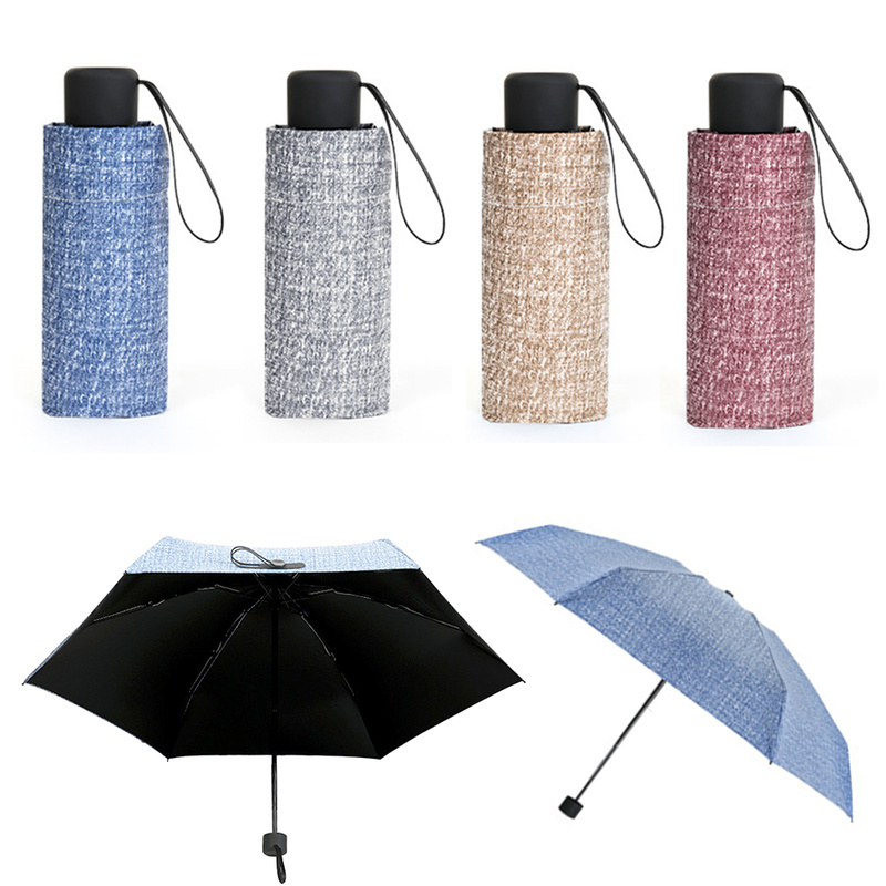 Sun Umbrella Portable Men's Umbrella Small Five Ti... – Grandado
