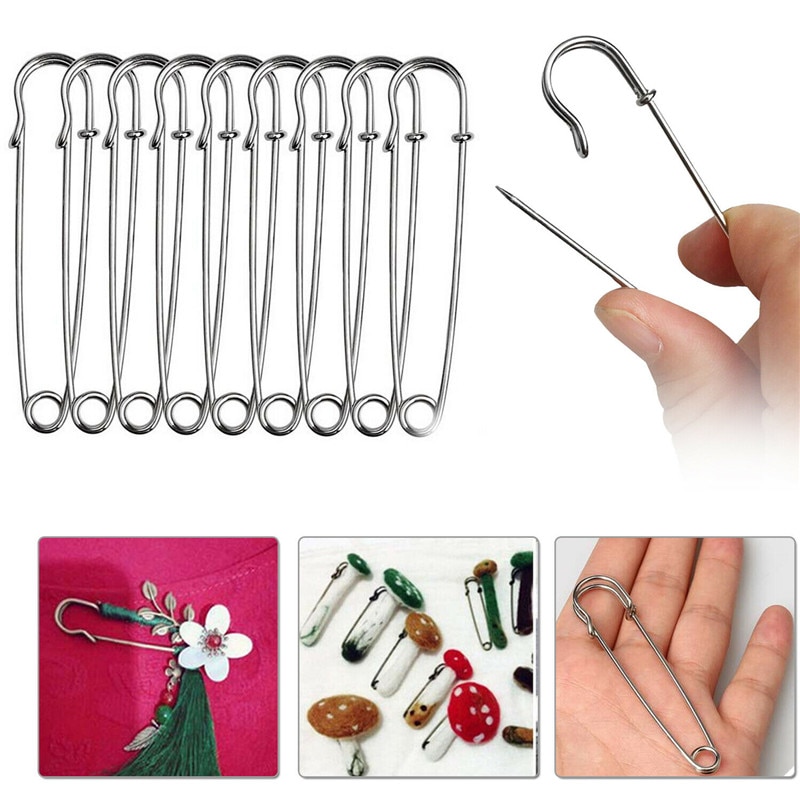 50mm Strong Heavy Duty Large Safety Pins For Craft... – Grandado