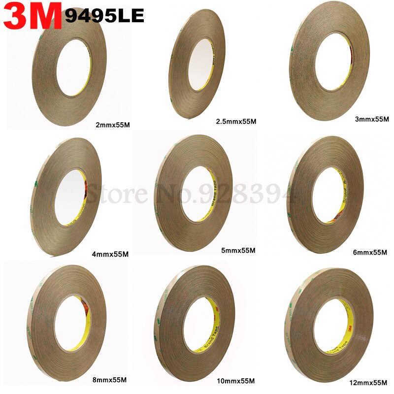 3M 9495LE 300LSE High-temp Clear Double Sided Adhe... – Grandado