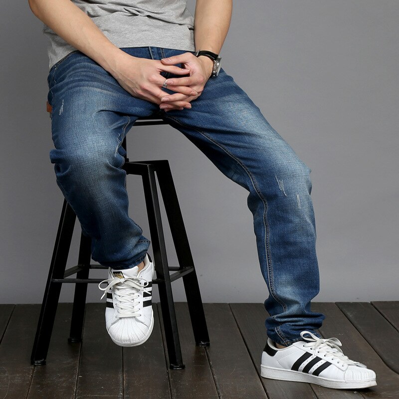 Men's plus size Jeans Fat Jeans Men's Loose Jeans ... – Grandado
