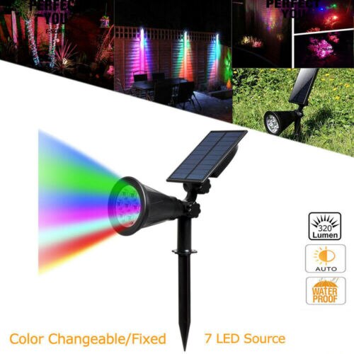 Vorlitec solcelledrevet 4/7 led lampe justerbar so... – Grandado