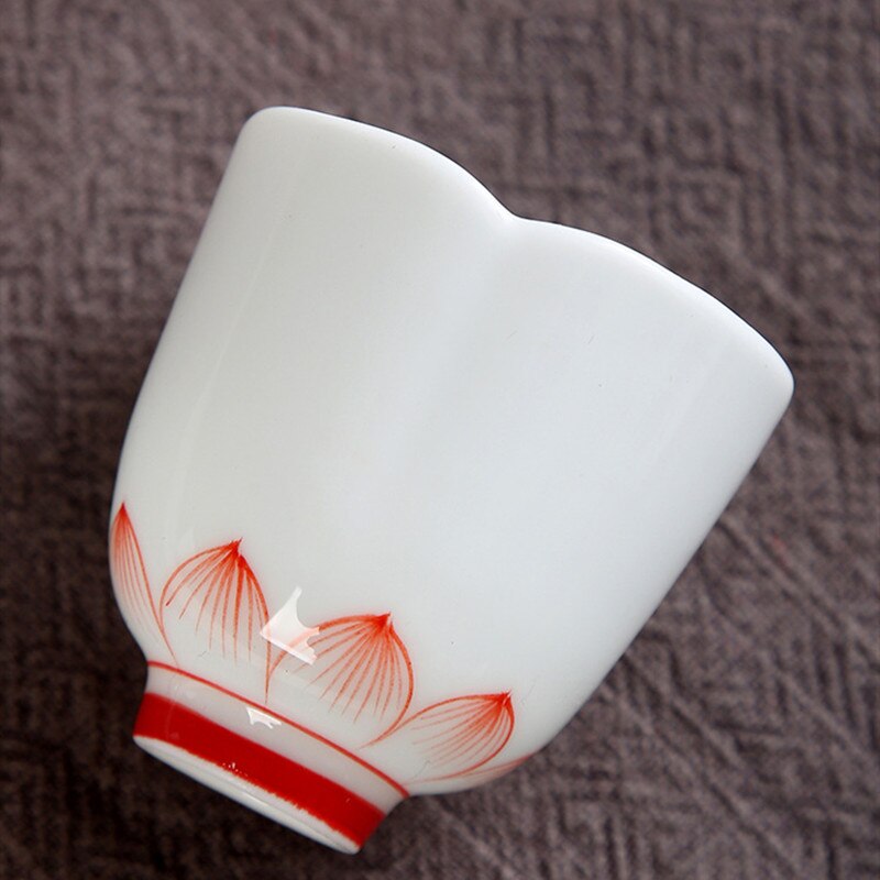 Lotus Tea Cup japanese ceramic teacups tea set dri... – Grandado