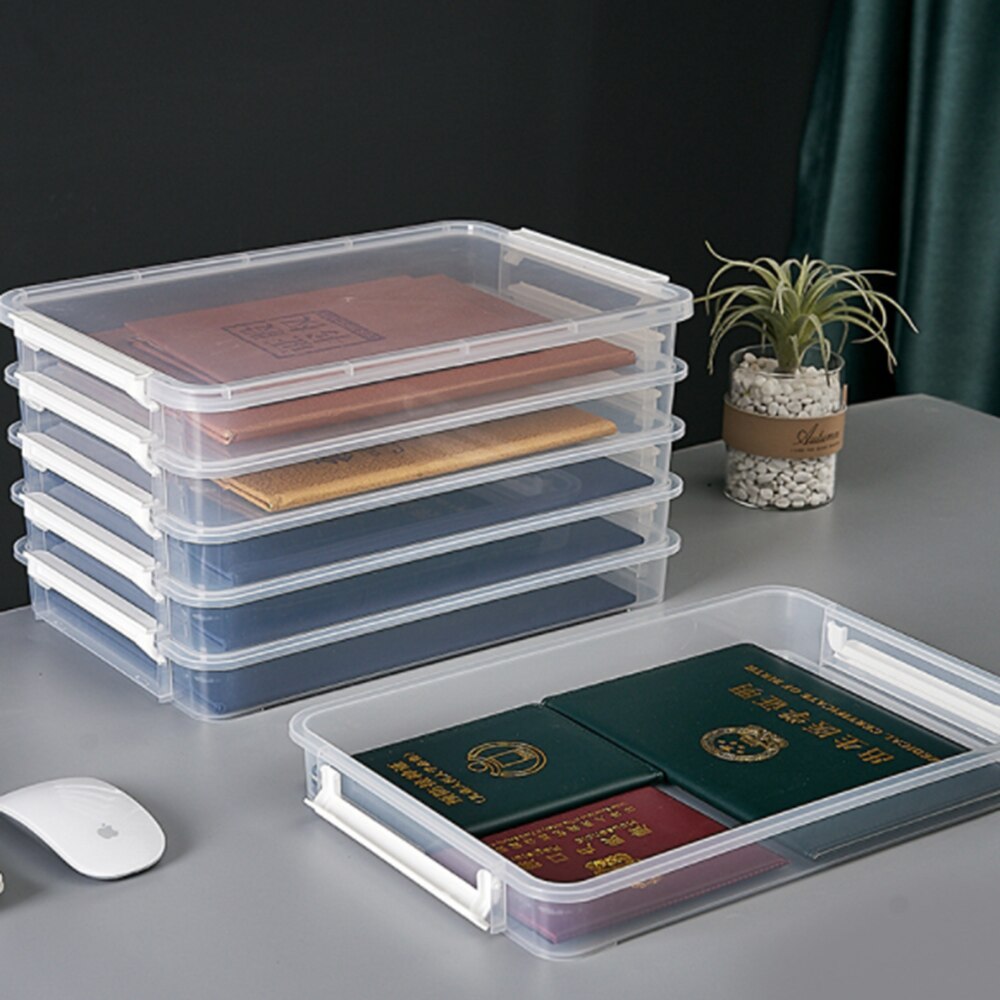 Plastic Transparent A4 Paper Certificate Storage B... – Grandado