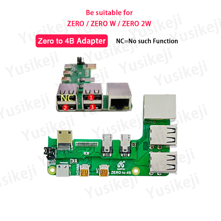 Raspberry Pi Zero naar Raspberry Pi 3B/4B/5 adapte... – Grandado