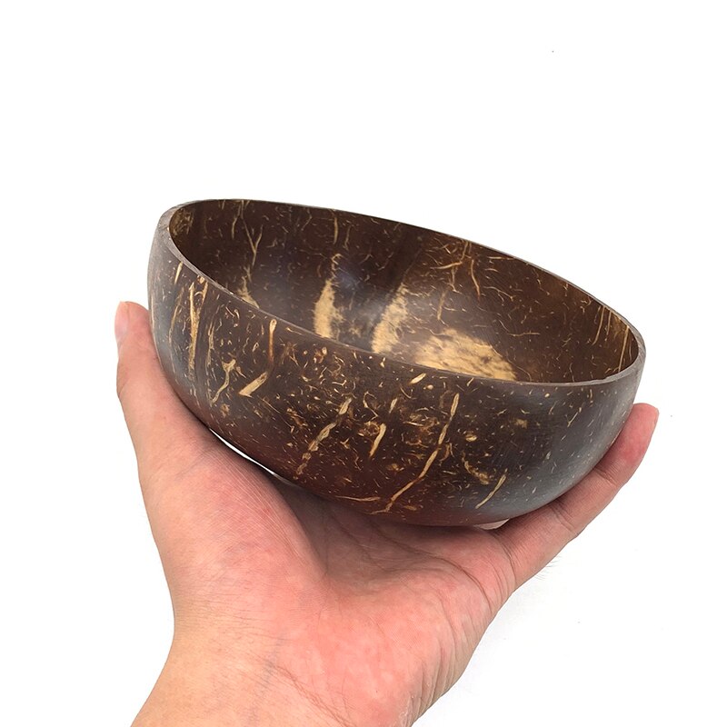 12-15Cm Natuurlijke Kokosnoot Kom Bescherming Hout... – Grandado