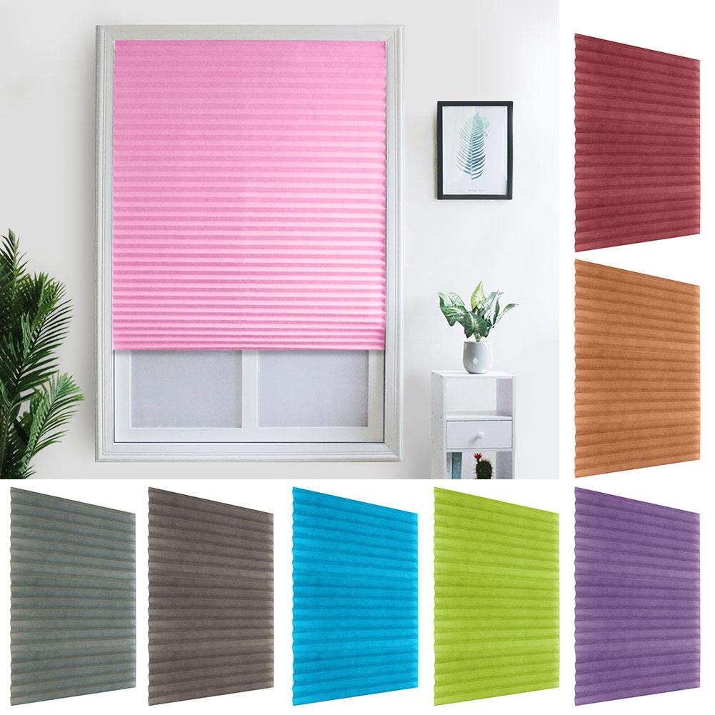 Solid Color Household Kitchen Pleated Shades Blind... – Vicedeal