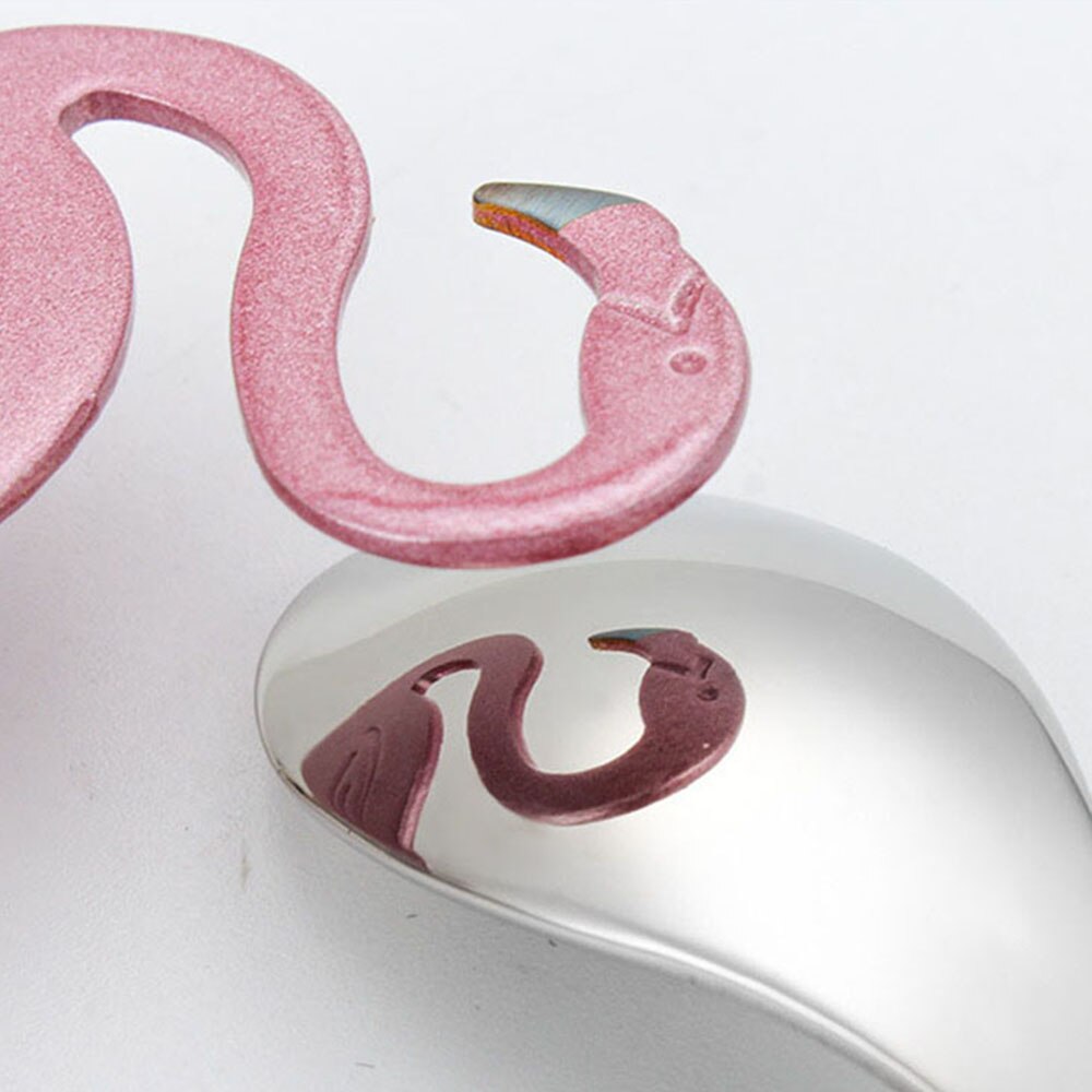 1pcs Mug Spoon Flamingo Shape Spoon 304 Stainless ... – Vicedeal