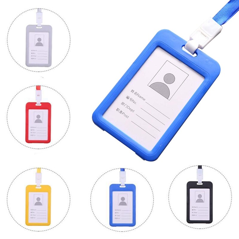 1PC Card Holder Employee Name ID Card Cover Metal ... – Vicedeal