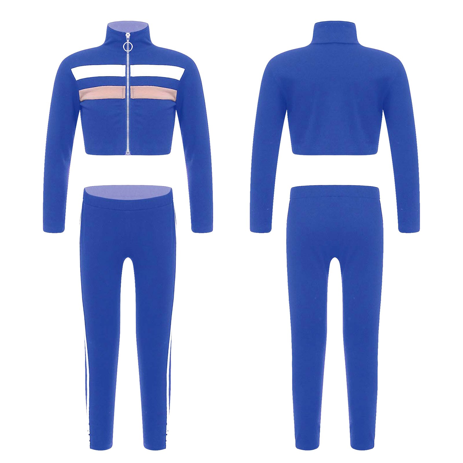 2Pcs Kids Girls Sport Suit Outfits Workout Clothes... – Vicedeal