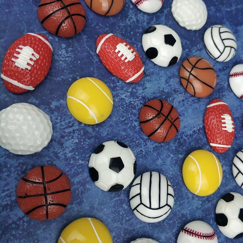 24 pcs Ball basketball football refrigerator magne... – Grandado