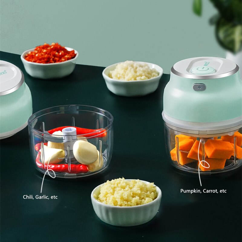 150ml USB Food Electric Chopper Processor Silcer S... – Grandado