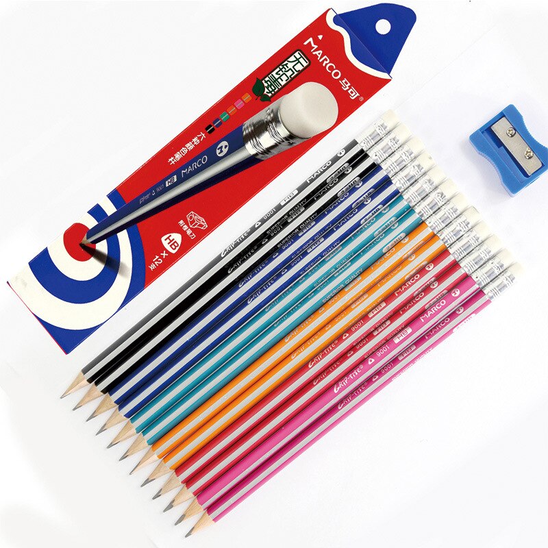 Marco 12pcs Craft Pencils Non-toxic Drawing Sketch... – Vicedeal