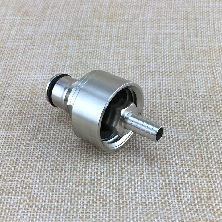 Stainless Steel Carbonation Cap w/ 5/16" Barb, Bal... – Grandado