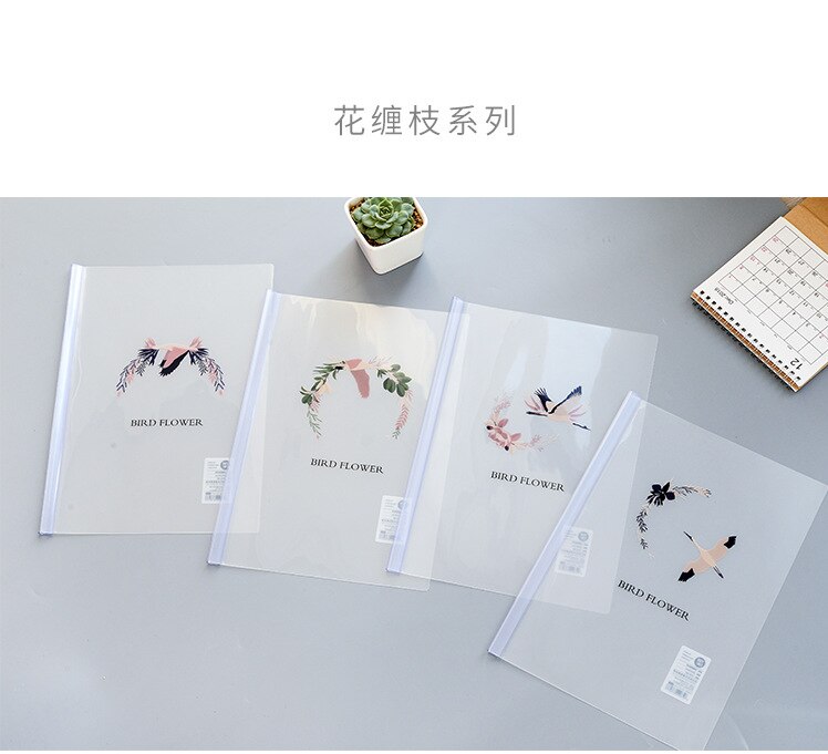 A4 mappe pp rygsøjleholder 4 stk rapport fortykket... – Grandado