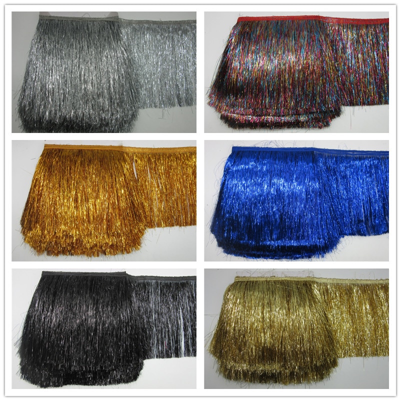 YY-tesco 1 Yard 20CM Long Lace Fringe Trim Tassel ... – Grandado