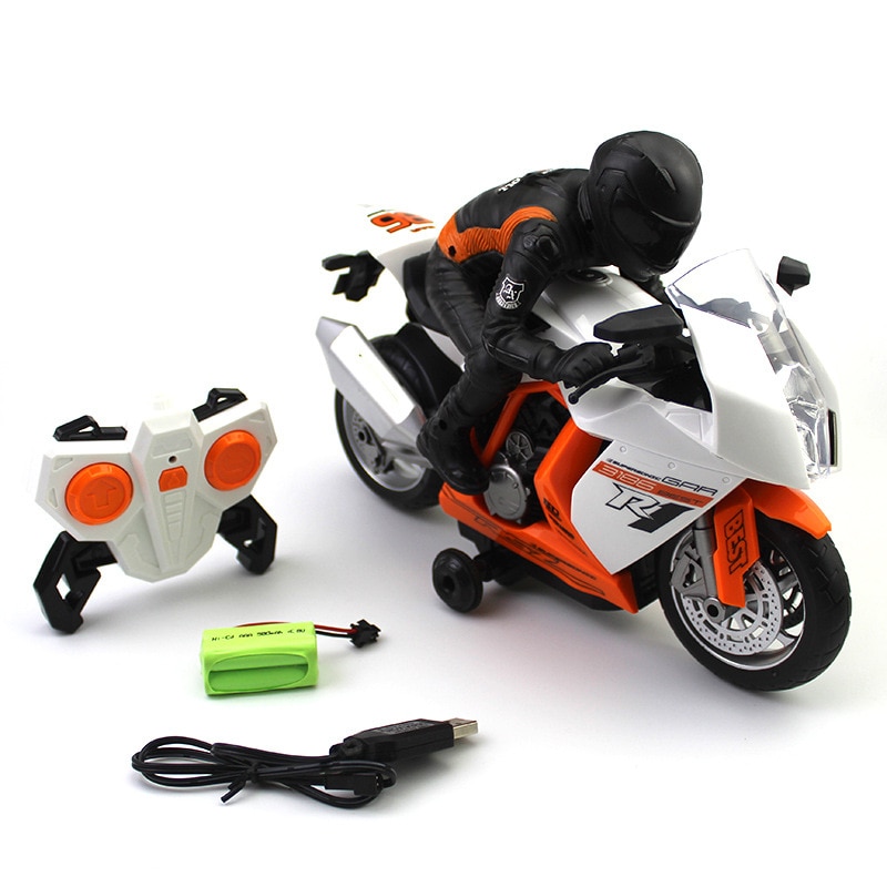 motor bike toys remote control car motorcycle with... – Grandado