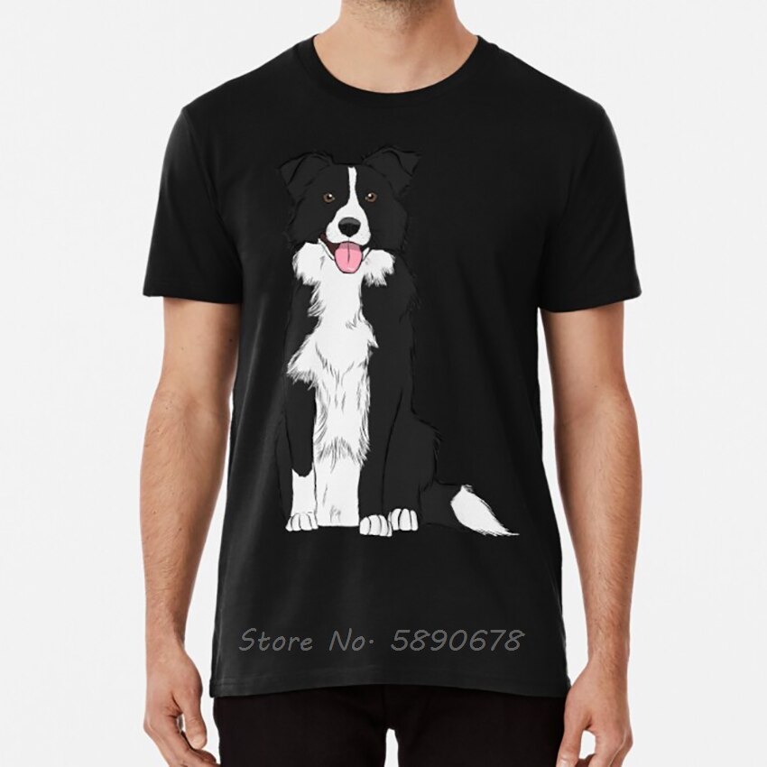 Border Collie T Shirt Border Border Collie Collie ... – Vicedeal