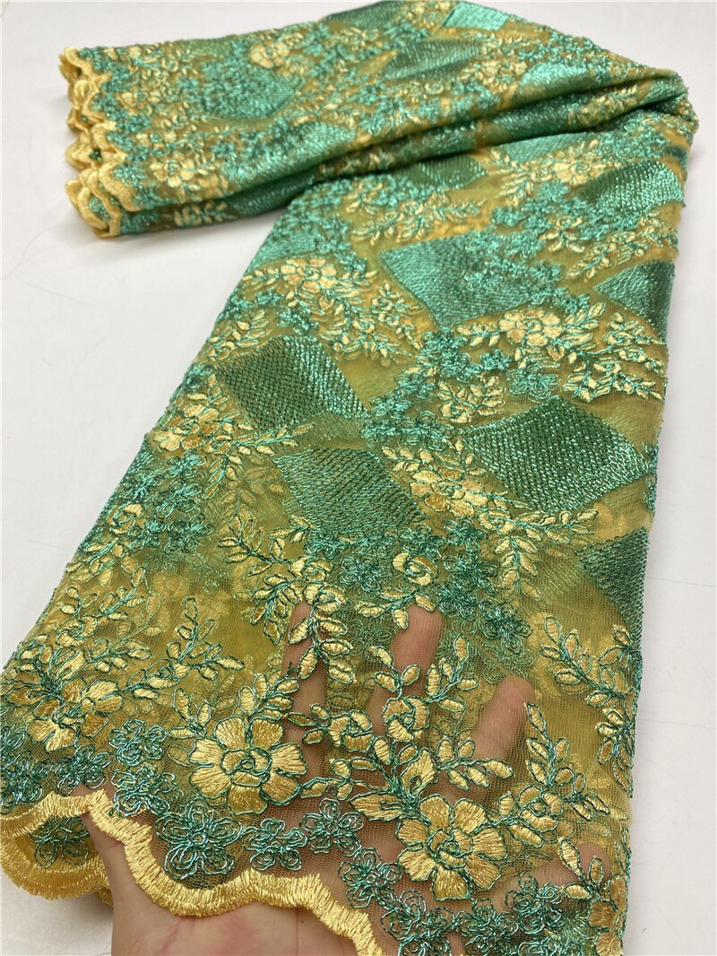 Royal Blue African Lace Fabric Lace Material Brida... – Vicedeal