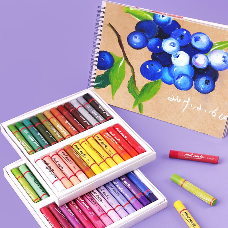 12/24/48 Colors Art Drawing Color Crayon Oil Paste... – Vicedeal