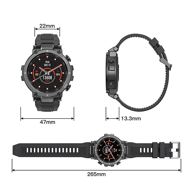 Kospet Raptor Smart Watch 1.3-Inch Contact Sn Outd... – Vicedeal