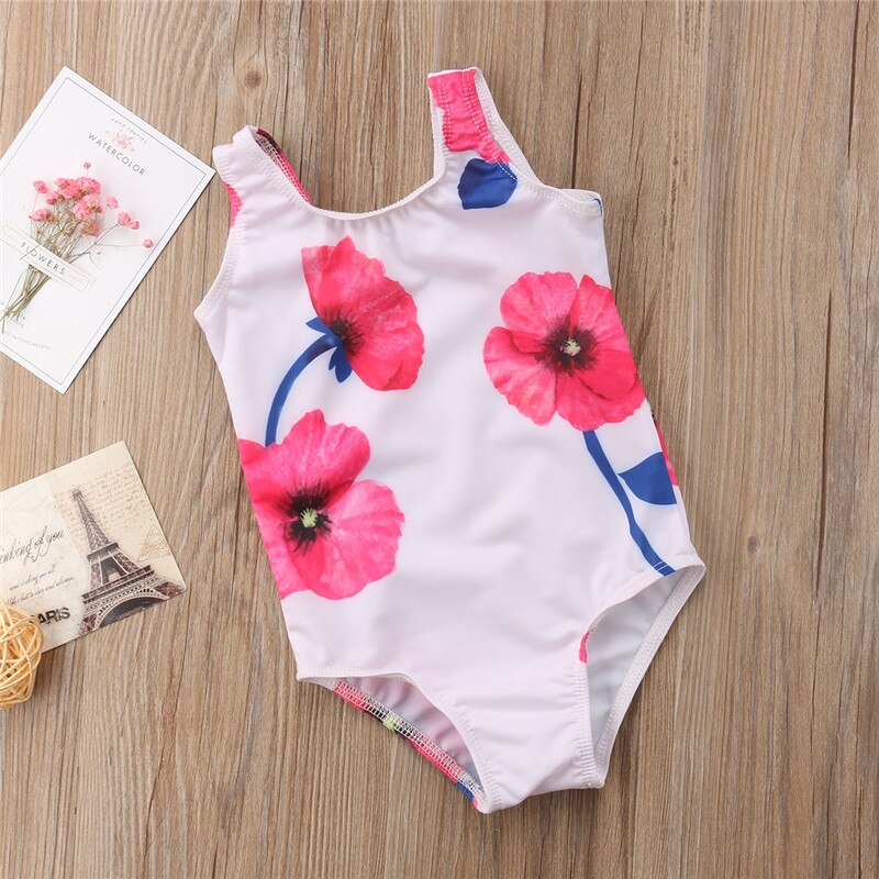 Neue kinder bademode einem stück Tankinis floral d... – Vicedeal