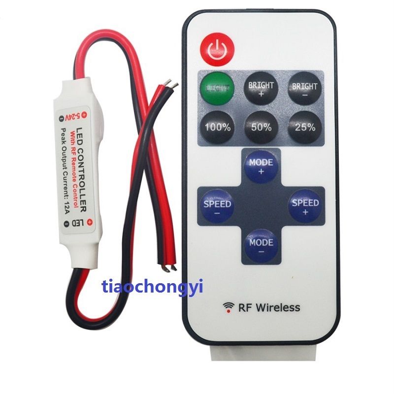 DC12-24V Single Color RF Wireless Dimmer Remote Co... – Vicedeal