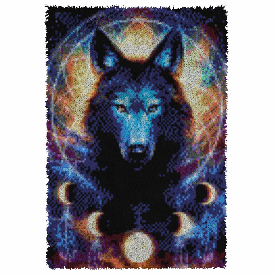 Klink Haak Tapijt Kits Unfinished Haken Tapestry 3... – Grandado
