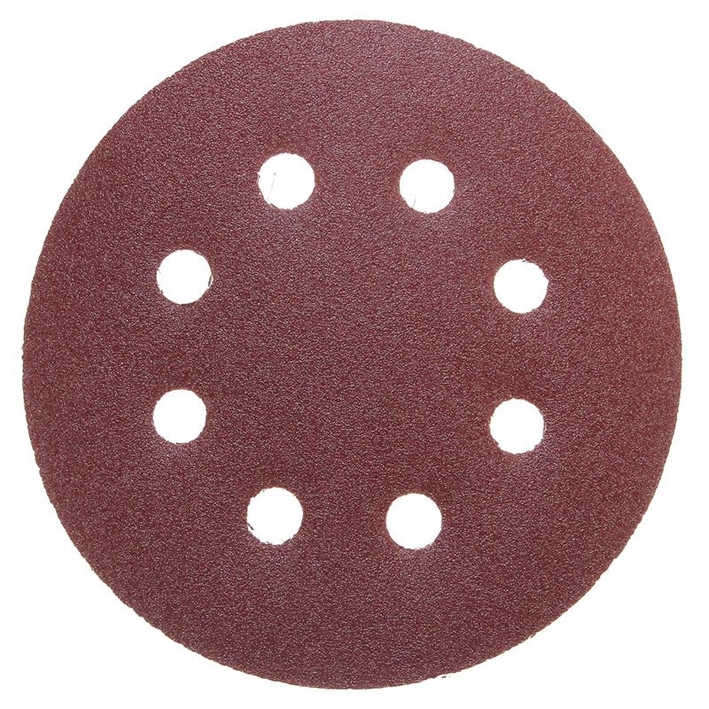 -5 inch 8 Hole 120 Grit Sand Disc Ran Orbit Sandpa... – Grandado