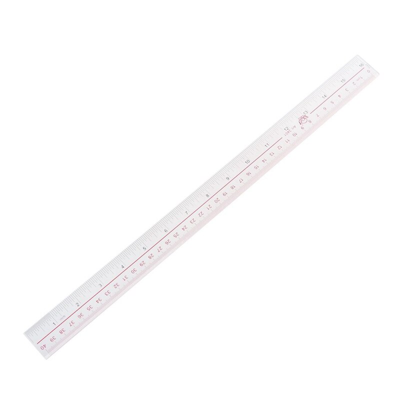40cm 16 Inches Length Measure Clear Plastic Straig... – Vicedeal