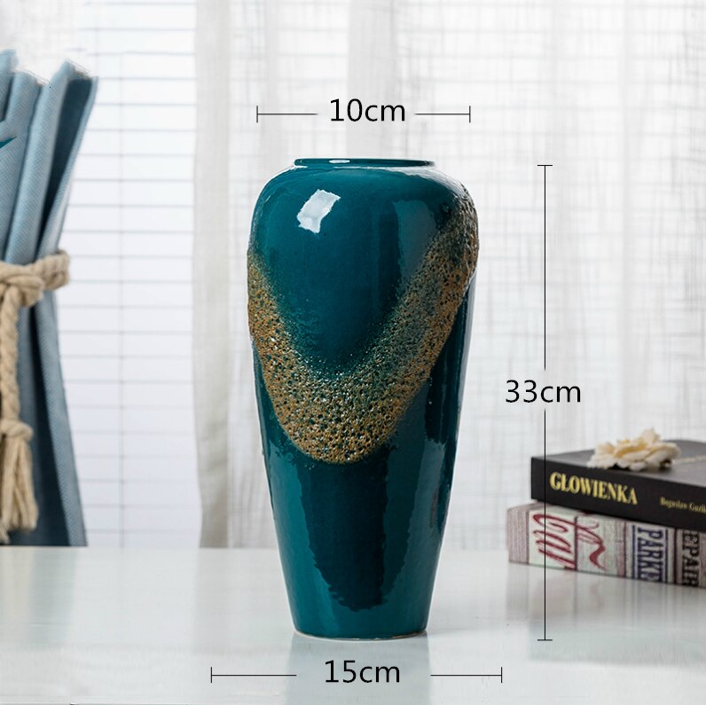 Nordic Clay pot Retro vase Flower Flower arrangeme... – Grandado