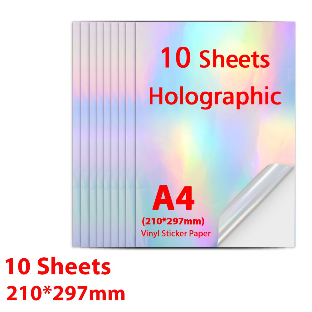 10/30/50/100Sheets A4 Glossy Printable Vinyl Stick... – Grandado