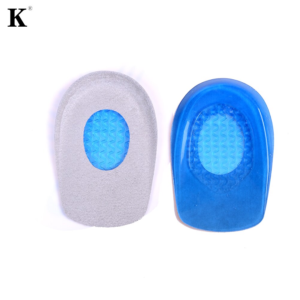 Silicon Gel Insoles Back Pad Heel Cup for Calcanea... – Grandado