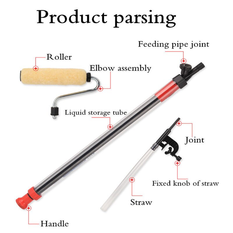 Self-priming Rolling Coating Machine Roller paintb... – Vicedeal