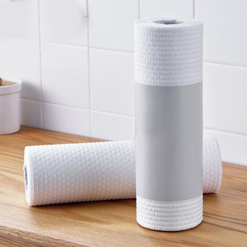 50pcs/roll Lazy Rag Disposable Cleaning Cloth Non-... – Grandado