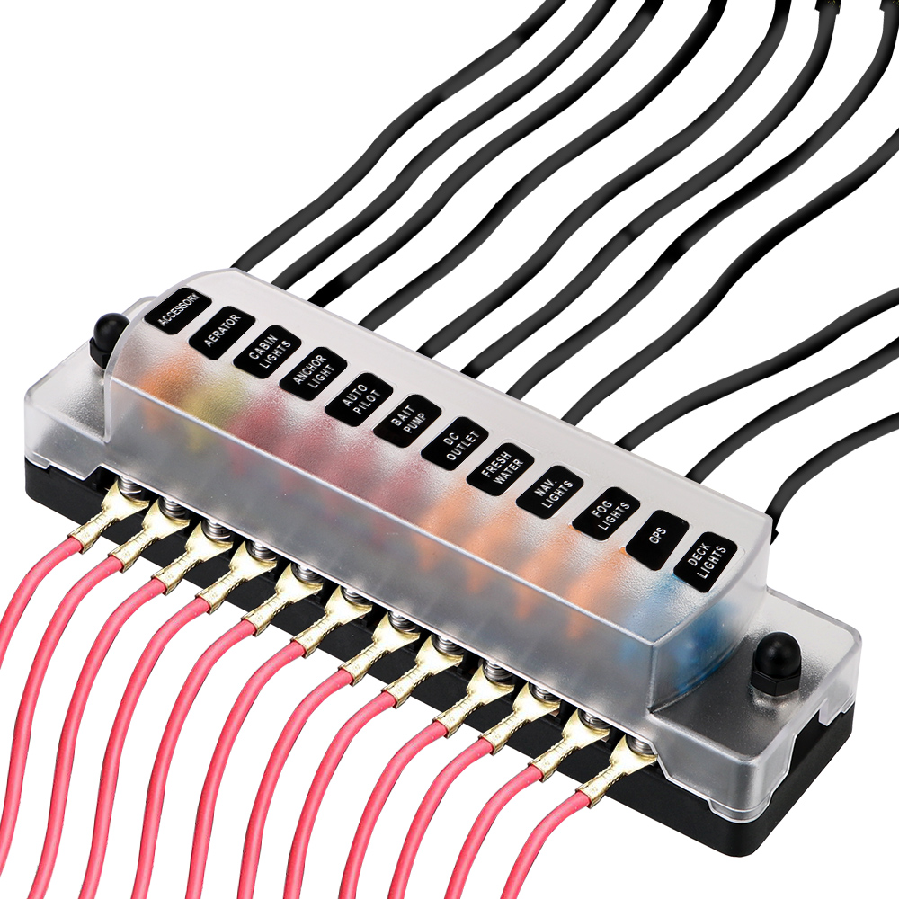 LEEPEE With Double Fuses Fuse Box Holder 32V 75A 6... – Grandado