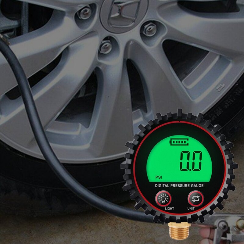 Dial Size Digital Air Pressure Gauge 0-255psi Batt... – Grandado