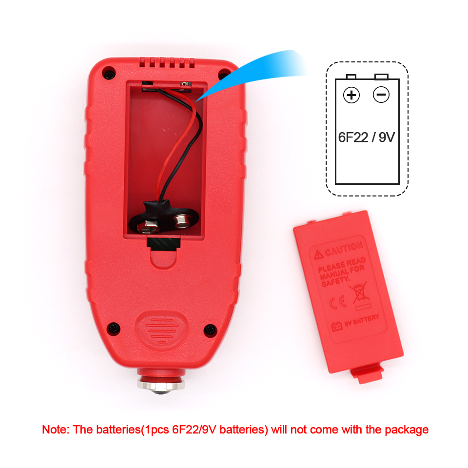 R & D TC100 rode Laagdiktemeter 0.1um/0-1300 Auto ... – Grandado