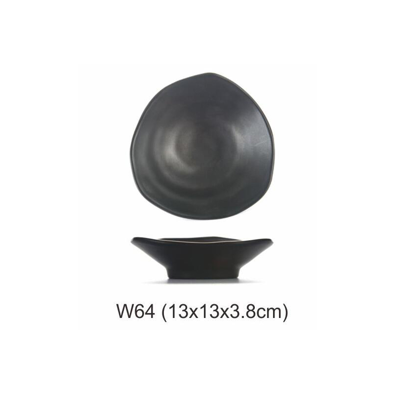 Black Matte The Restaurant Dish Seasoning Sauce Di... – Grandado