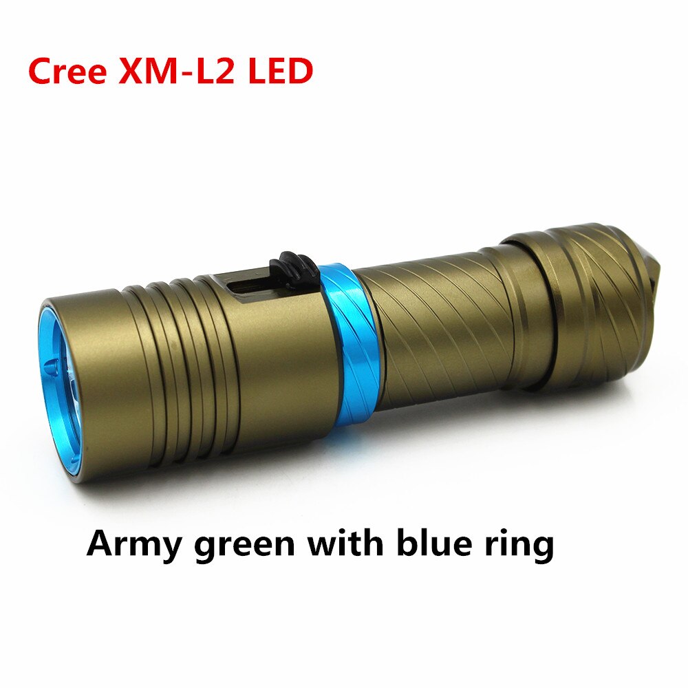 XM-L2 Led Duiken Zaklamp Utral Bright 1200 Lumen O... – Grandado