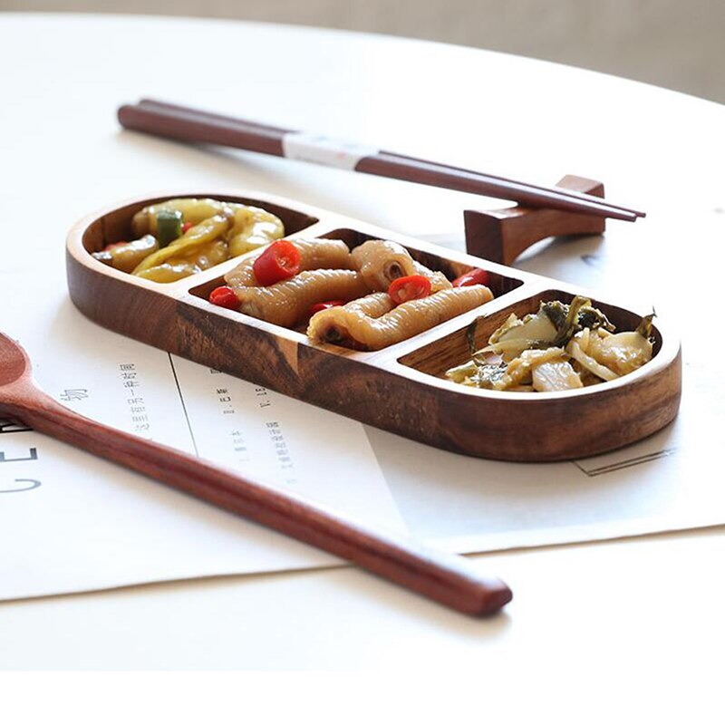 Houten Kruiden Dompelen Schotel Thuis Bruin Retro ... – Vicedeal