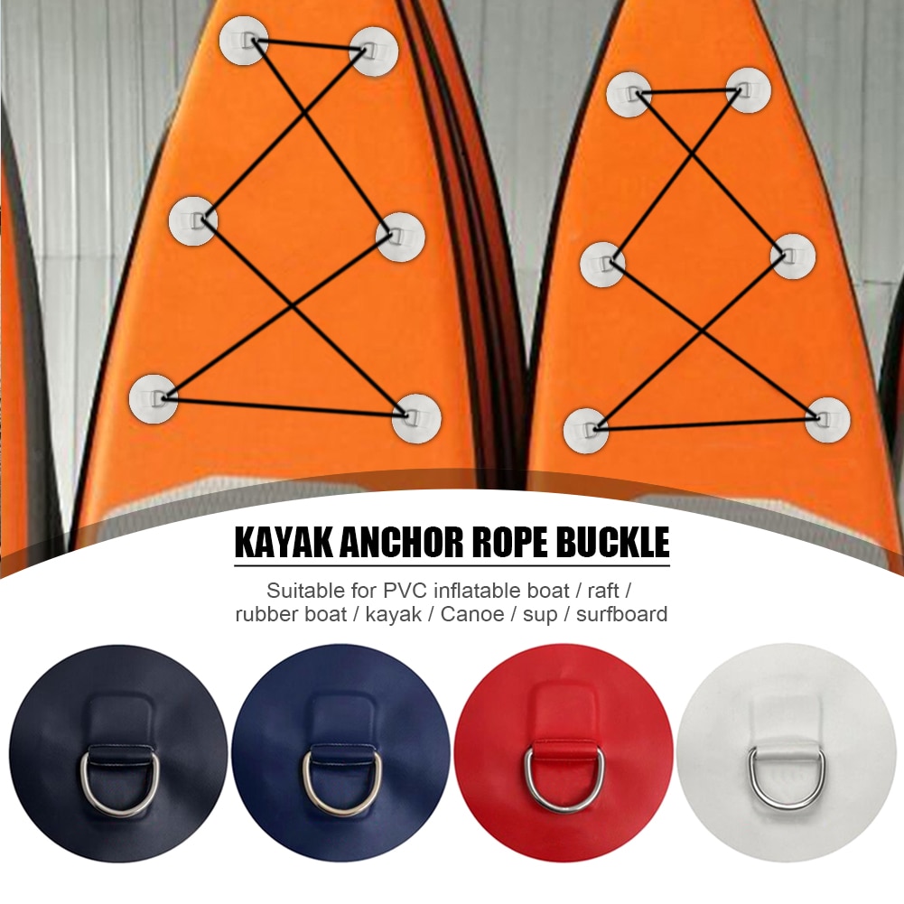 Rvs Kajak D Ring Patch Voor Pvc Opblaasbare Boot V... – Grandado