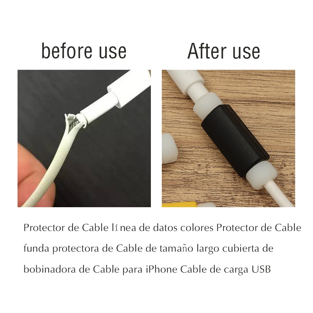 3cm Cable Protector Data Line Colors Cord Protecto... – Vicedeal