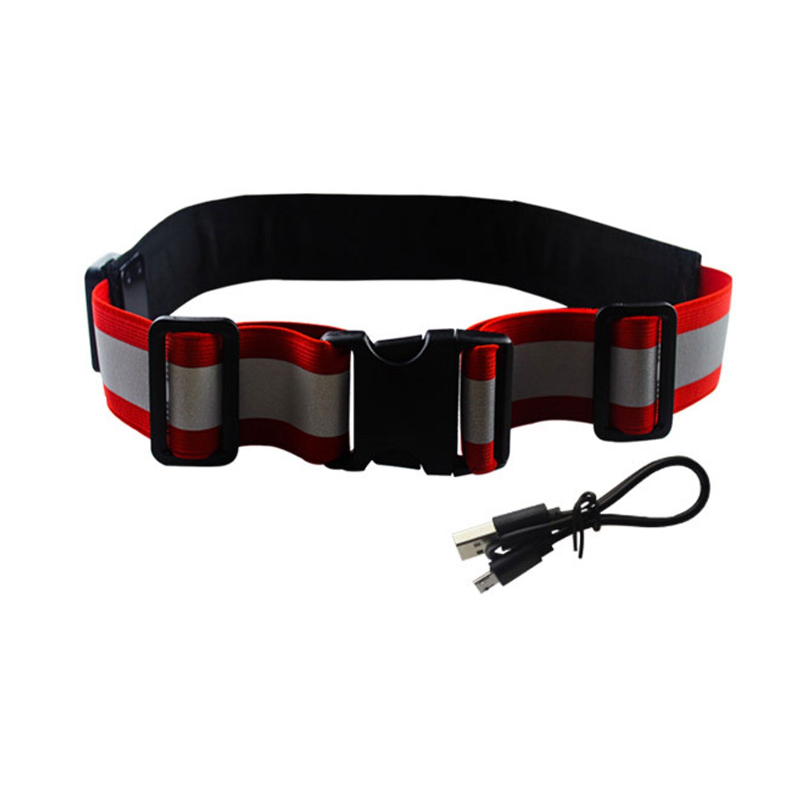 USB Rechargeable Glowing Waistband Adjustable Belt... – Vicedeal