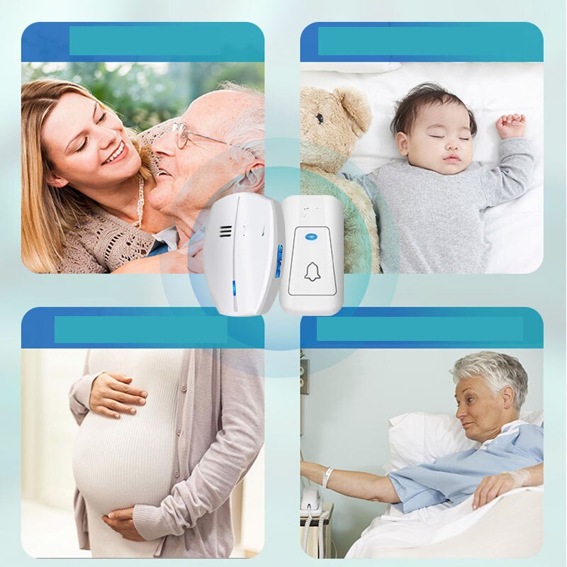 Smart wireless Doorbell 57chime Home Security Welc... – Vicedeal