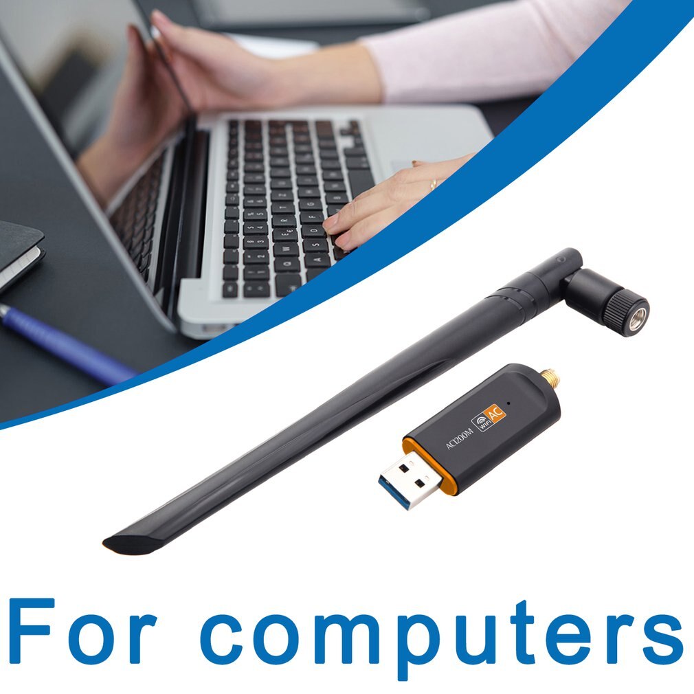 USB 3.0 1200Mbps Wifi Lan Dongle Adapter with Ante... – Vicedeal