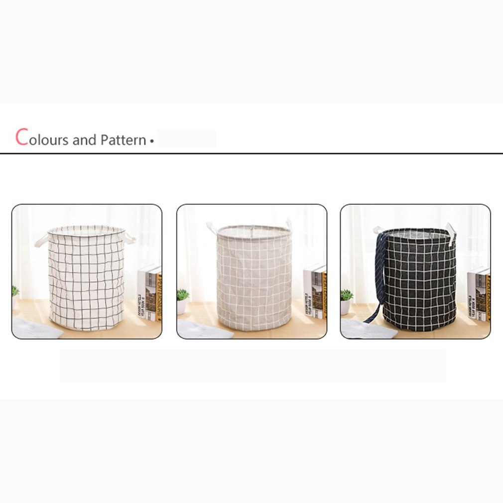 Folding Laundry Basket Cartoon Storage Barrel Stan... – Grandado