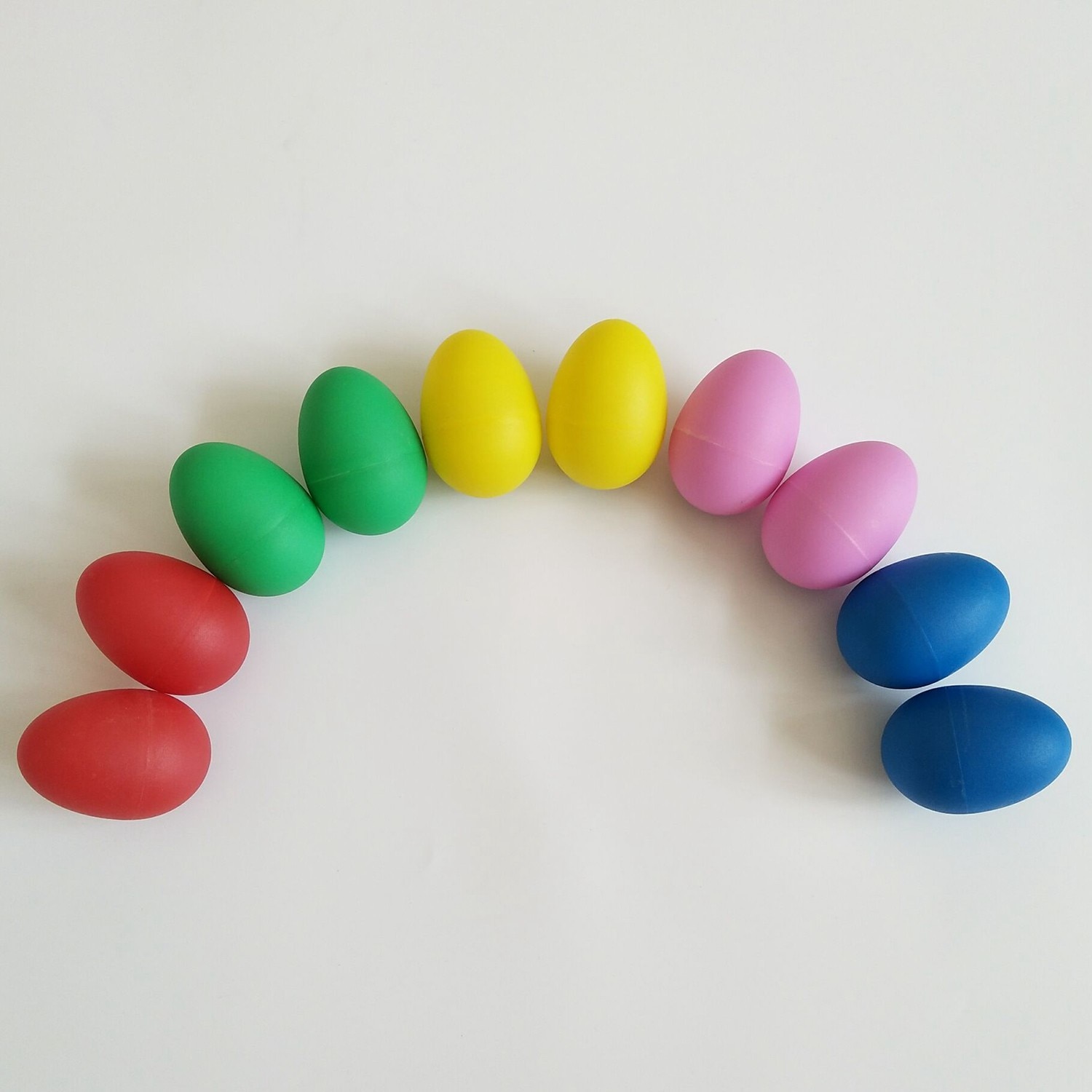 -12pcs Plastic Egg Shakers Set 6, Percussion Music... – Grandado