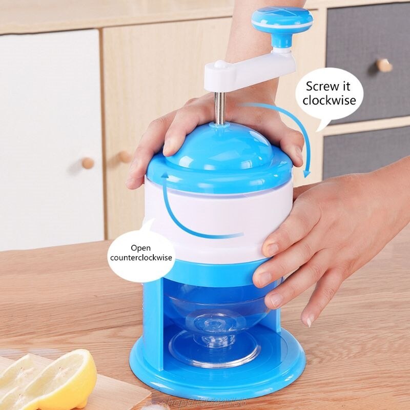 Household Mini Easy Ice Shaver Crusher Handheld Sn... – Grandado